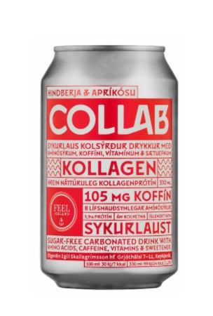 COLLAB Drink – Raspberry & Apricot Collagen Energy | IcelandicShop ...